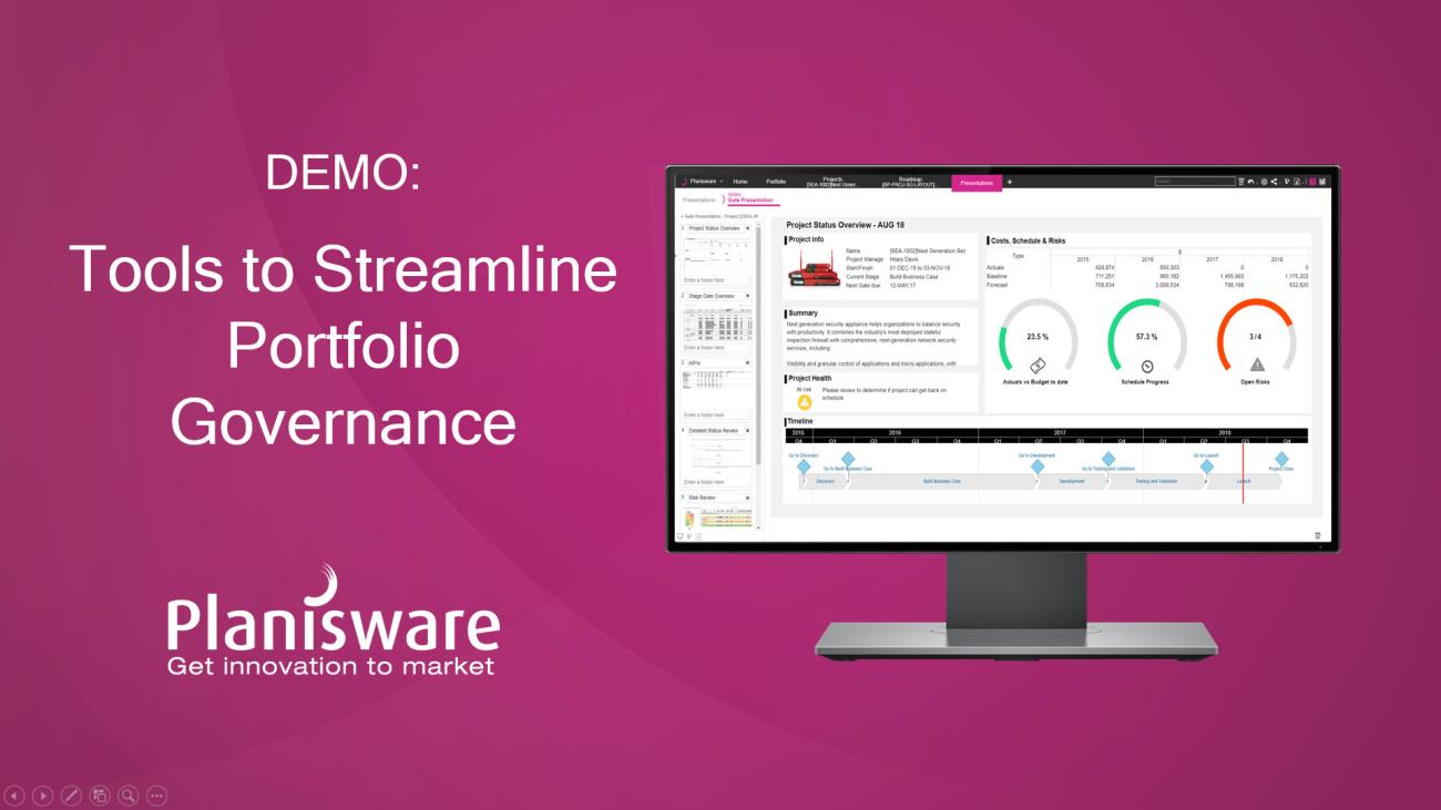 Planisware Enterprise Demo: Tools to Streamline Portfolio Governance | Planisware