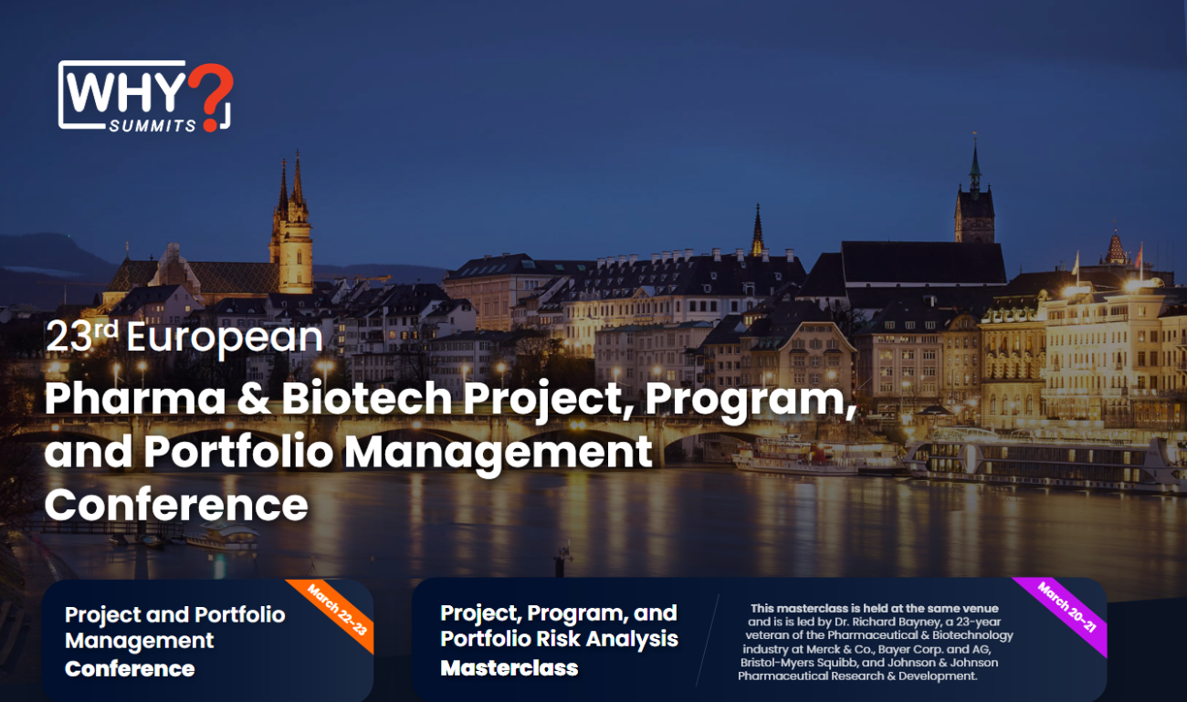 23rd European Pharma and Biotech Project Program & Portfolio Management ...