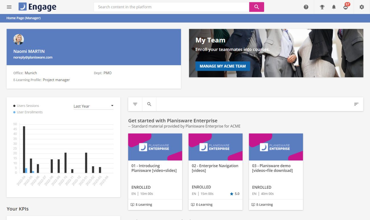 Empower your team faster | Planisware