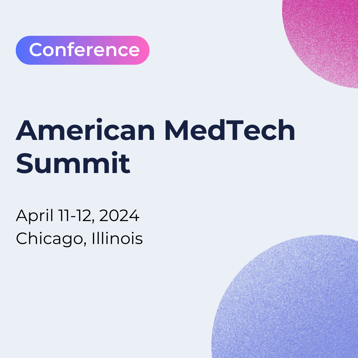 American Med-Tech Summit | Planisware