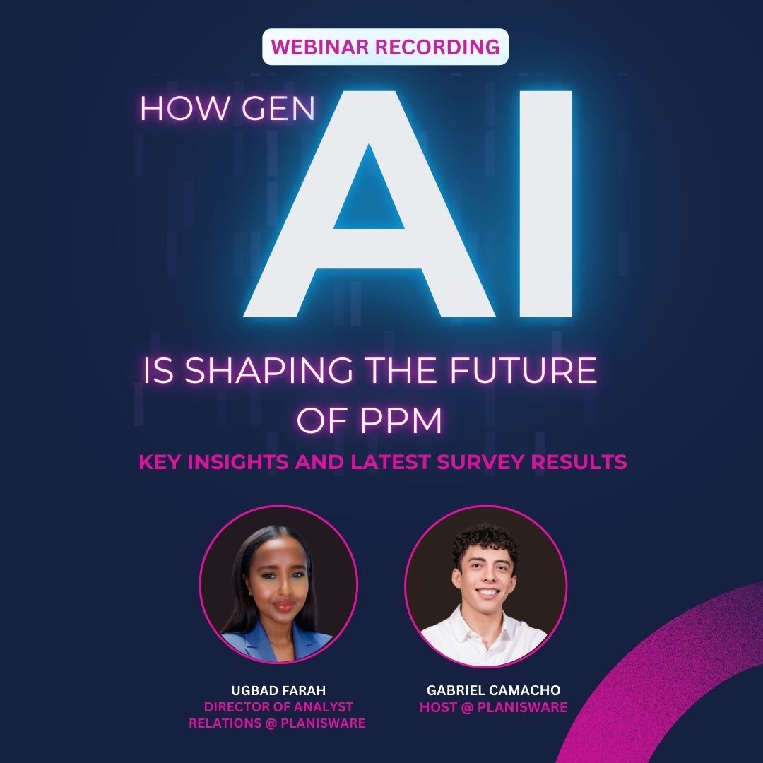 Webinar : How Generative AI is Shaping the Future of PPM: Key Insights ...