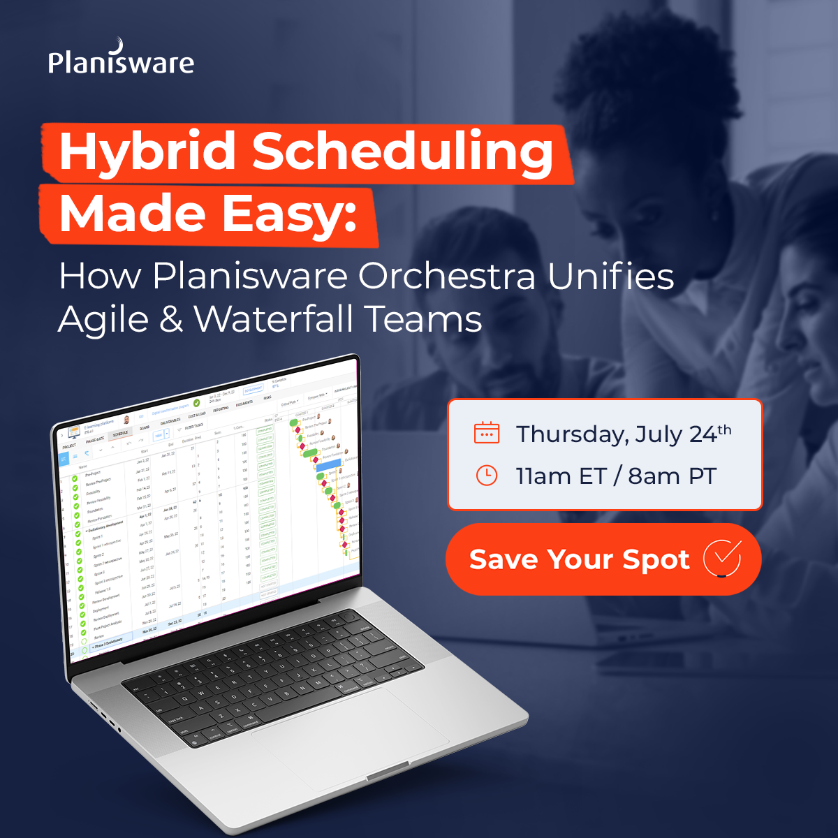 Hybrid Scheduling Made Easy | Planisware
